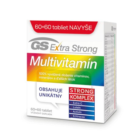 GS Extra Strong Multivitamín, 60 + 60 tbl | Liekobox.sk
